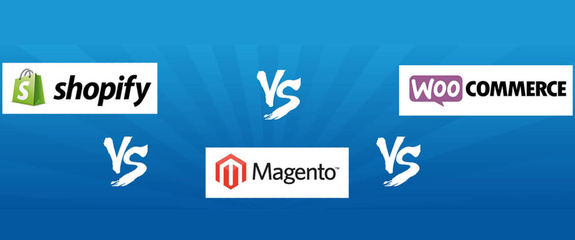 Shopify vs Woocommerce vs Magento 2