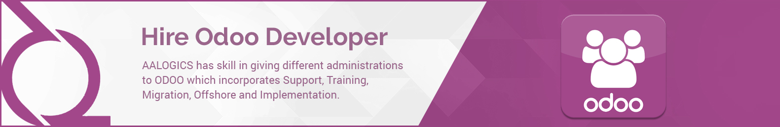 Odoo ERP Development Service - AALogics Pvt Ltd